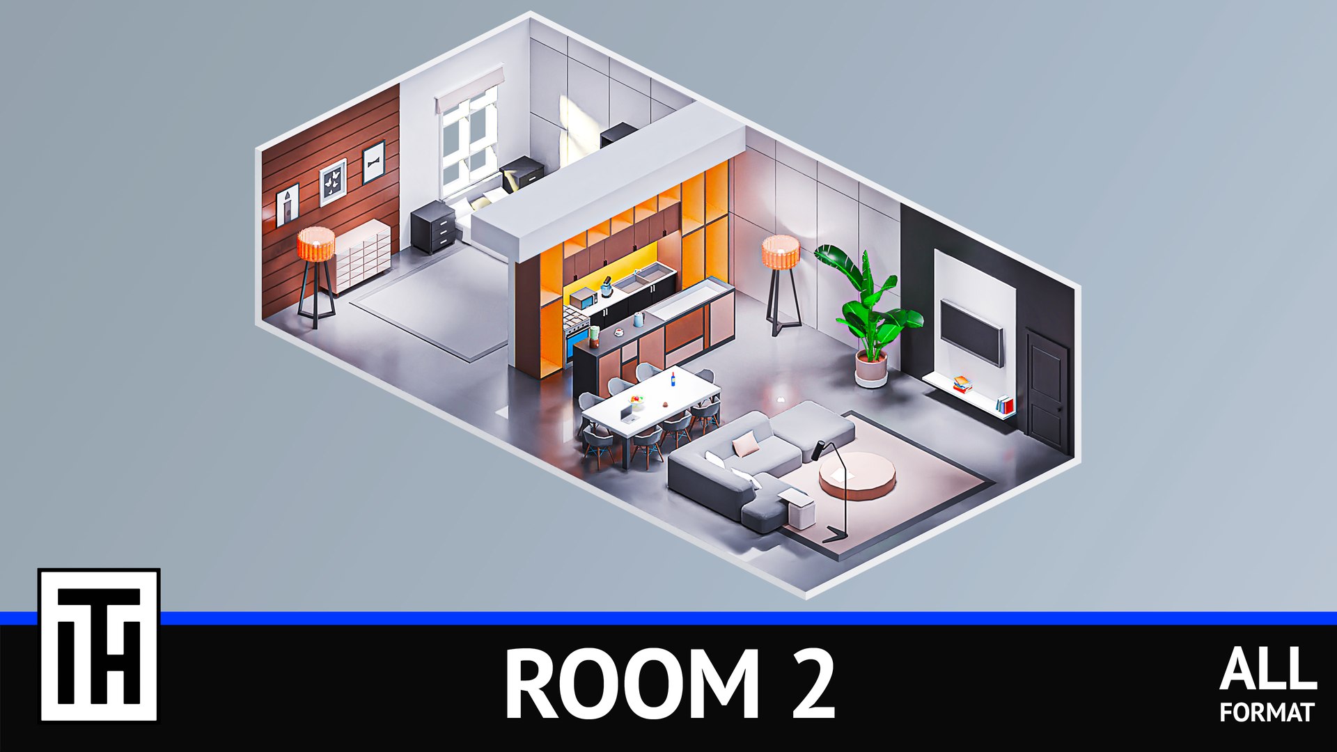 Room 2 3D - TurboSquid 2137220