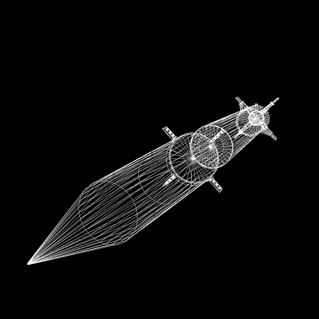 3ds Max Army Pgm-11 Redstone Missile