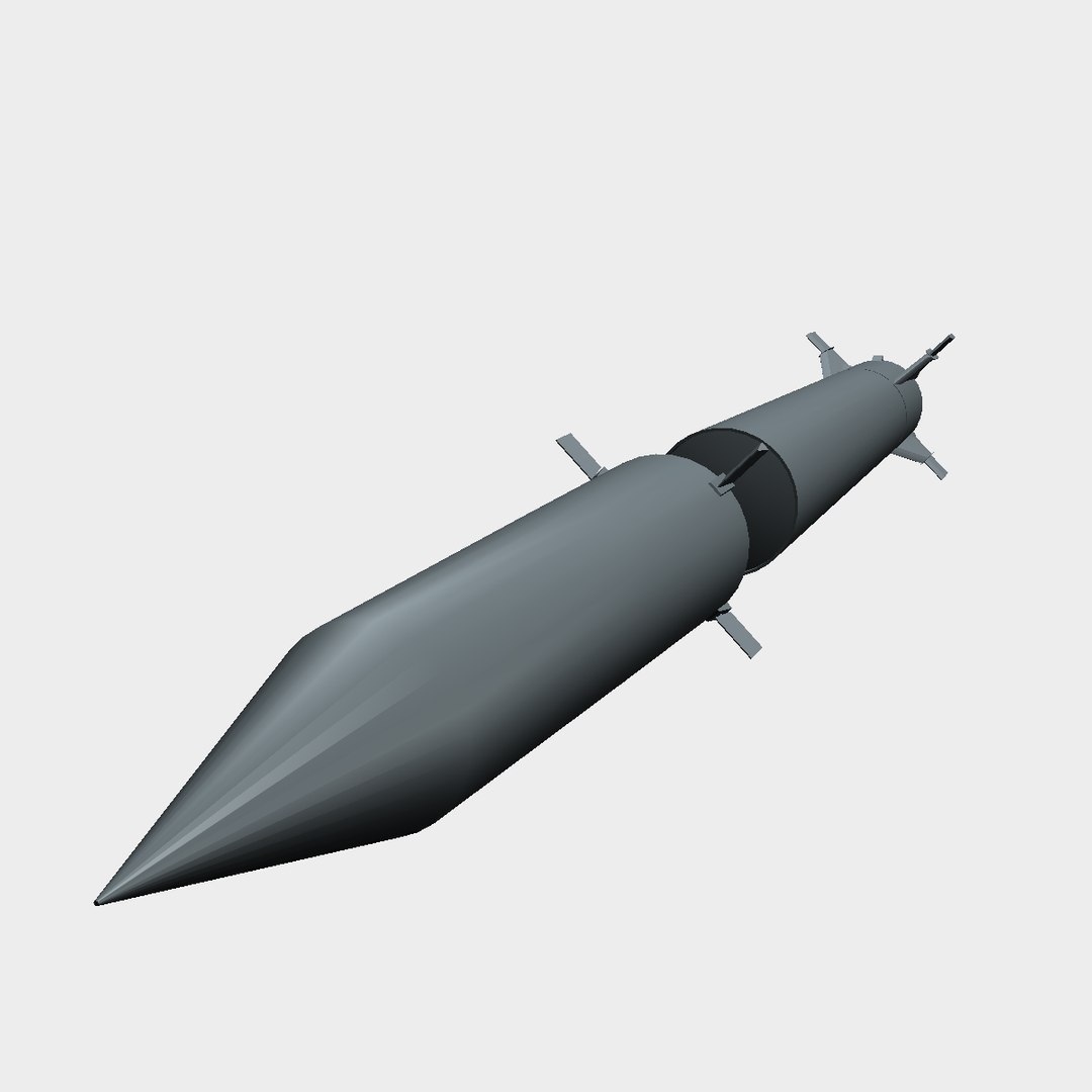 3ds Max Army Pgm-11 Redstone Missile