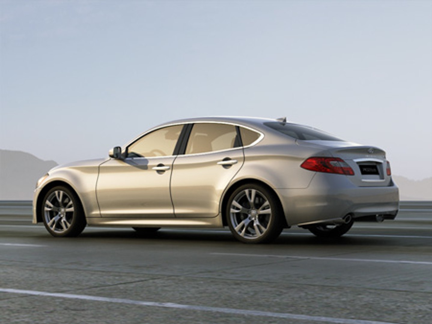 3d Model Infiniti M56 2011