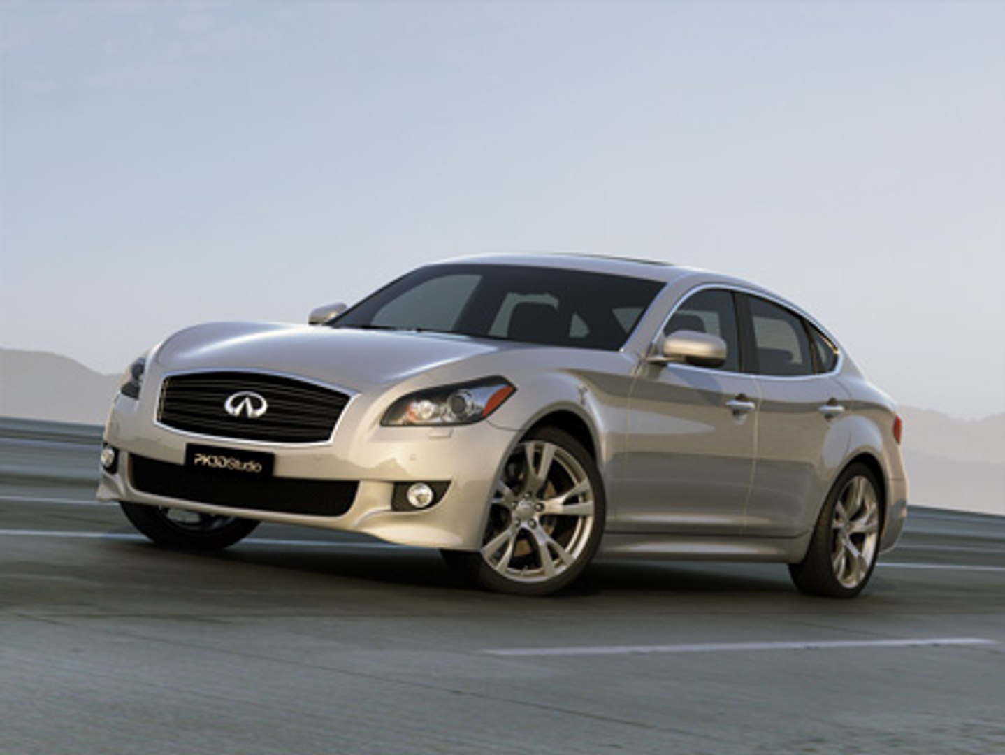 3d Model Infiniti M56 2011