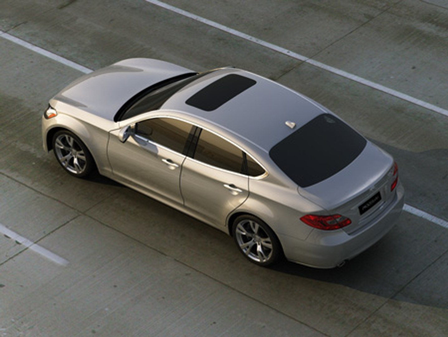 3d Model Infiniti M56 2011