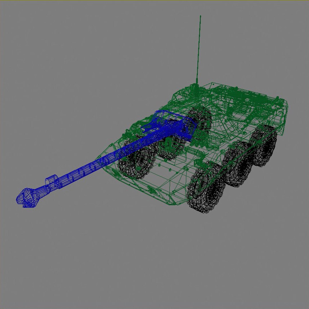 Amx-10rc Tank Destroyer 3d Model