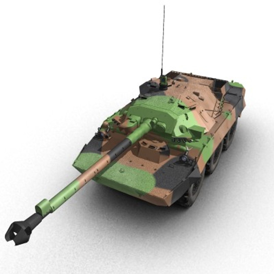 Amx-10rc Tank Destroyer 3d Model