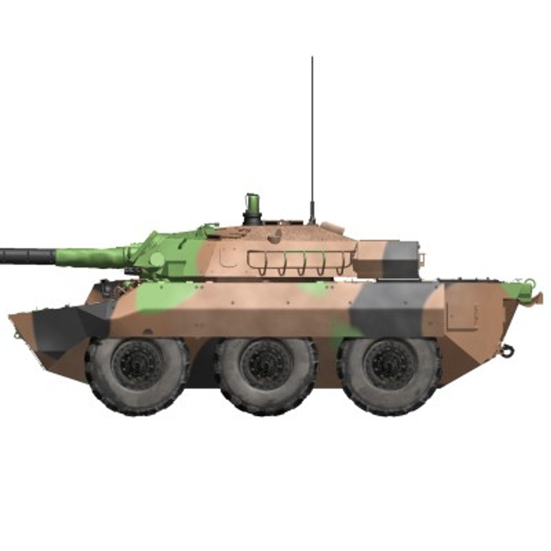 Amx-10rc Tank Destroyer 3d Model
