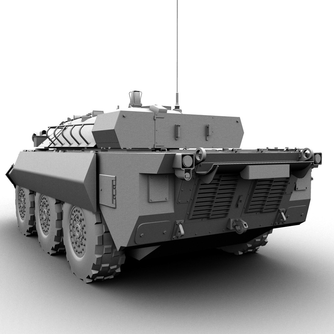 Amx-10rc Tank Destroyer 3d Model