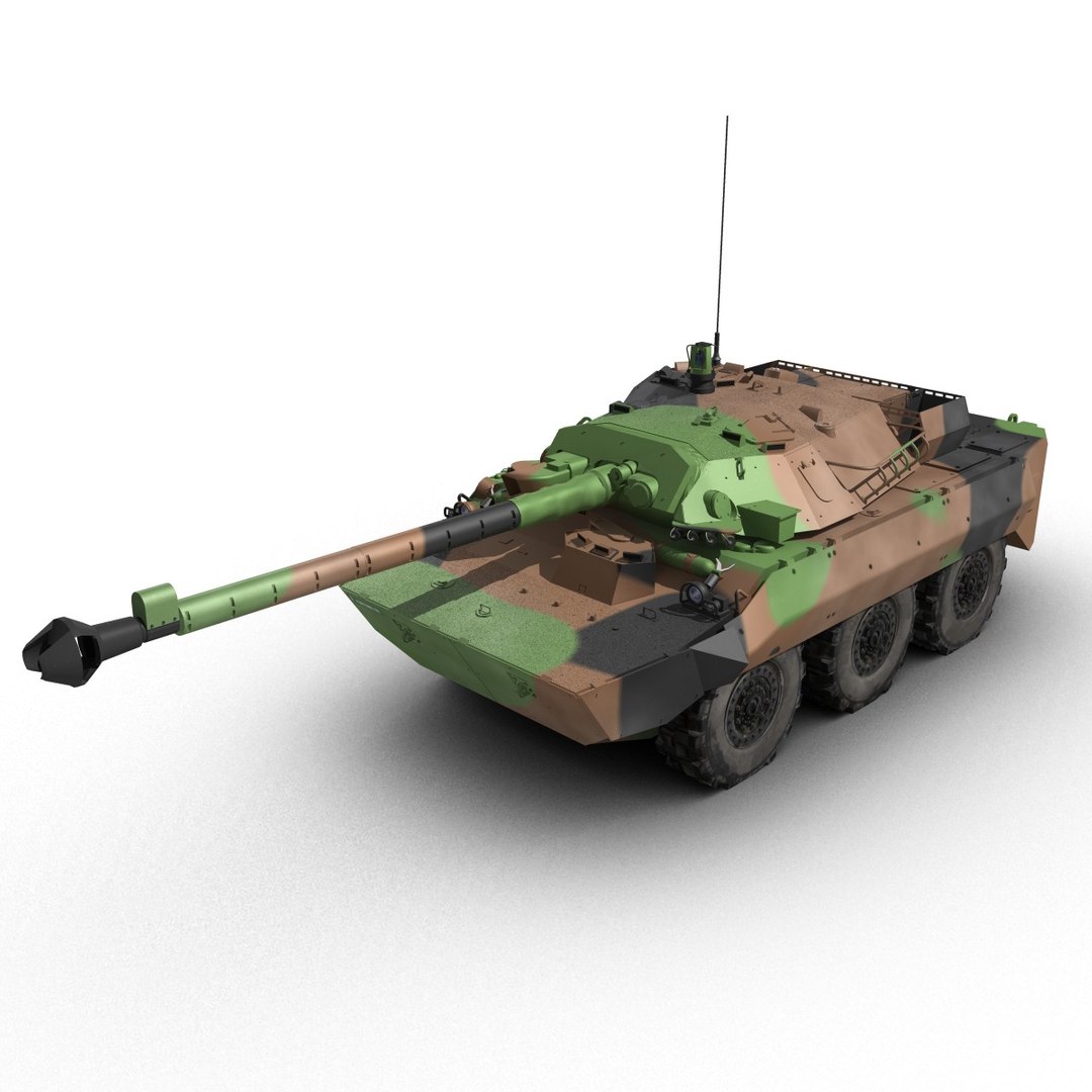Amx-10rc Tank Destroyer 3d Model