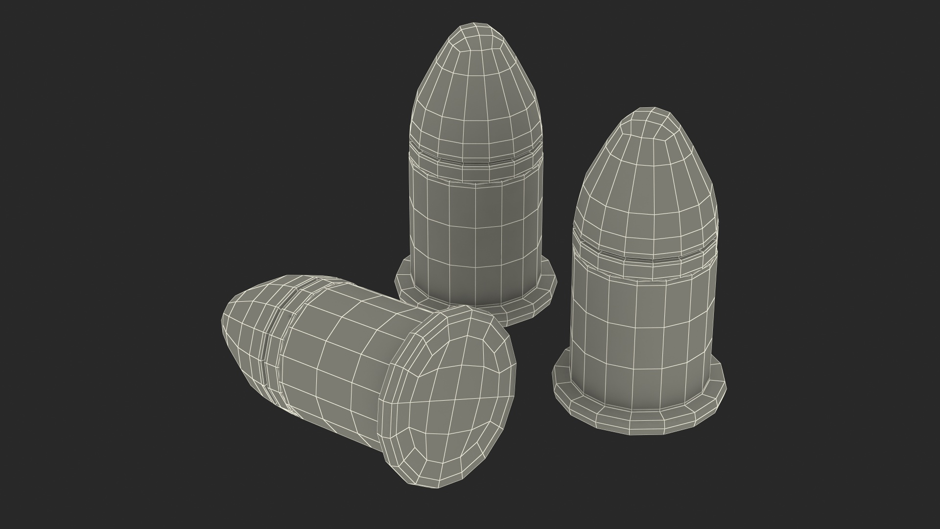 Bullets For Remington Gun 95 Model - TurboSquid 1974328