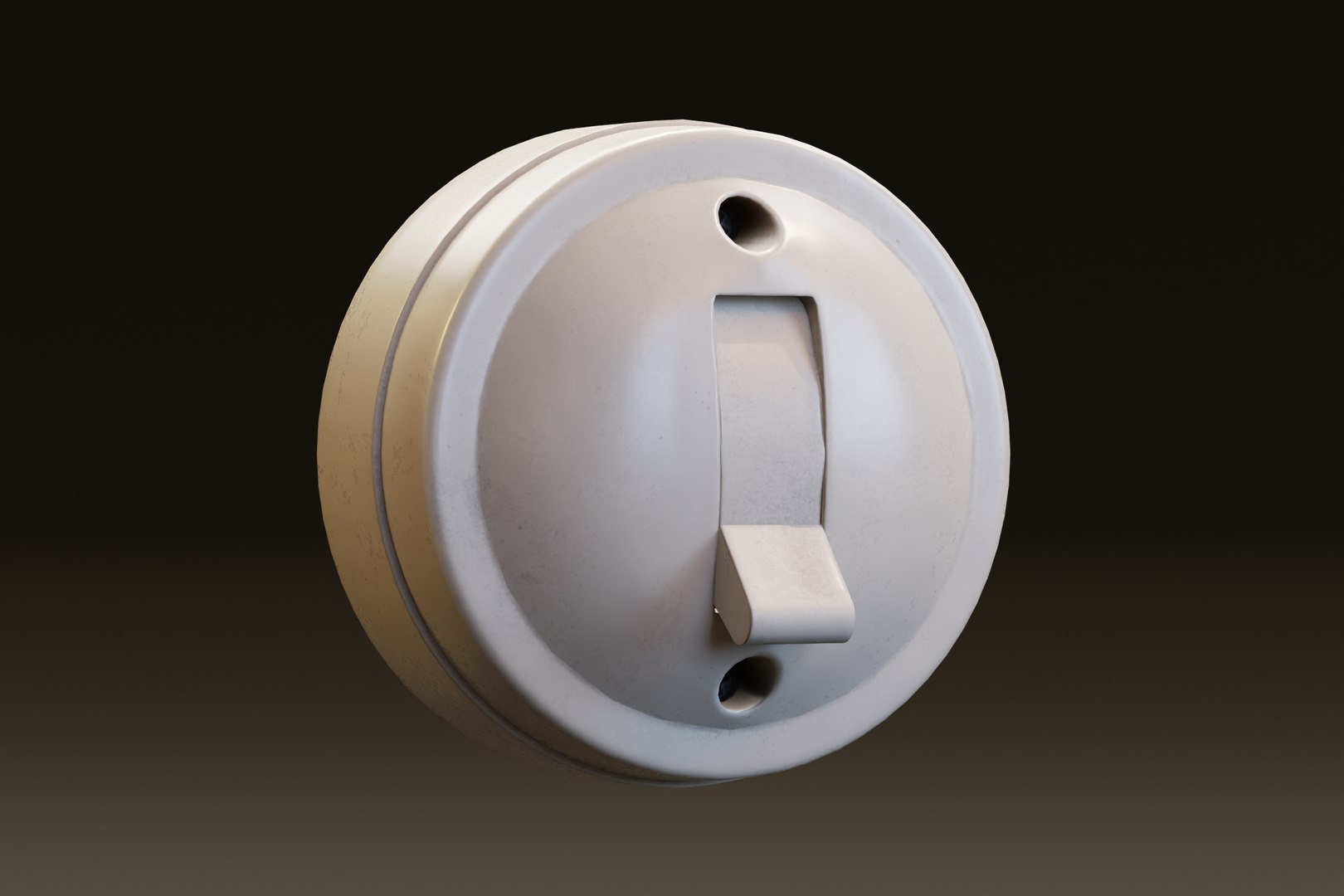 Retro Wall Switch Light 3D Model - TurboSquid 2355430