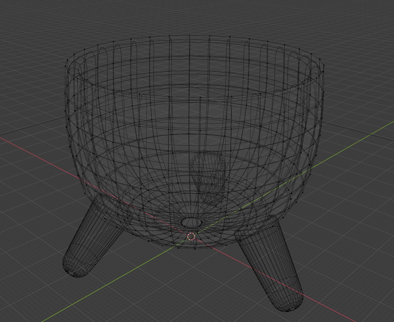 3D Tripod Pot - TurboSquid 1735691