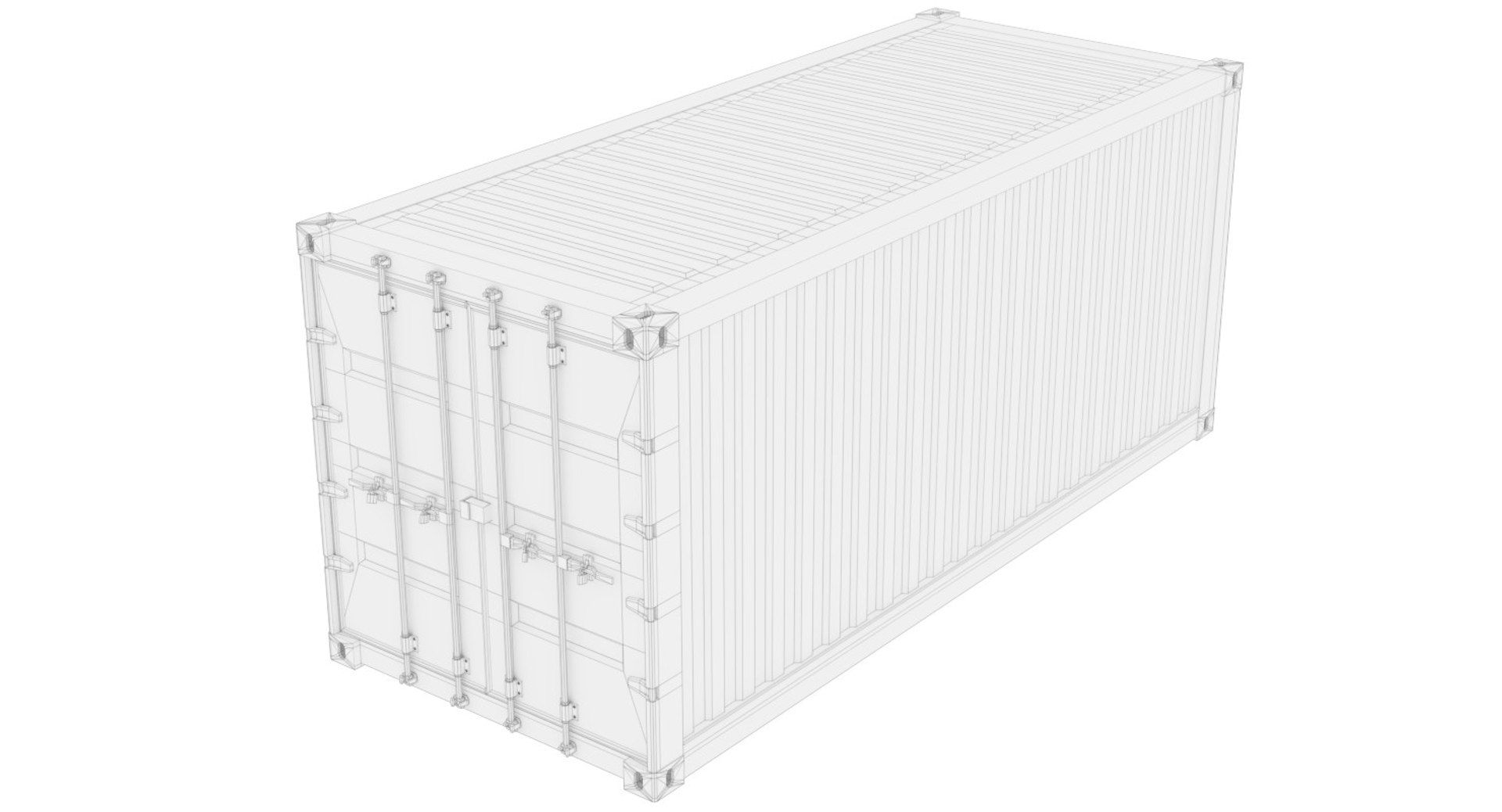 Cargo Container 2b 3D Model - TurboSquid 1220482