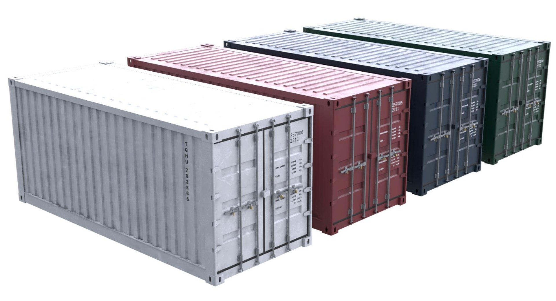 Cargo Container 2b 3D Model - TurboSquid 1220482