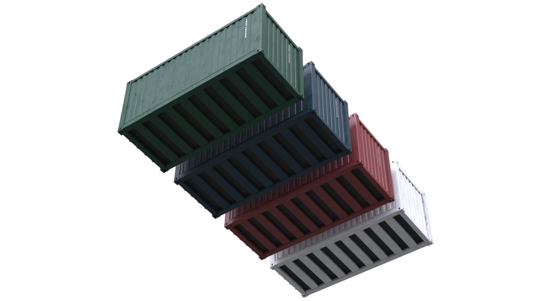 Cargo Container 2b 3D Model - TurboSquid 1220482