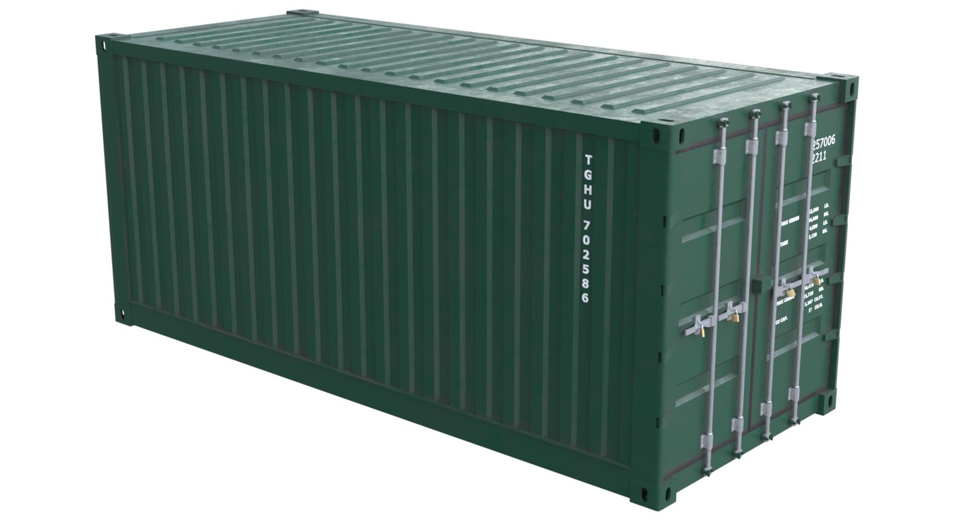 Cargo Container 2b 3D Model - TurboSquid 1220482