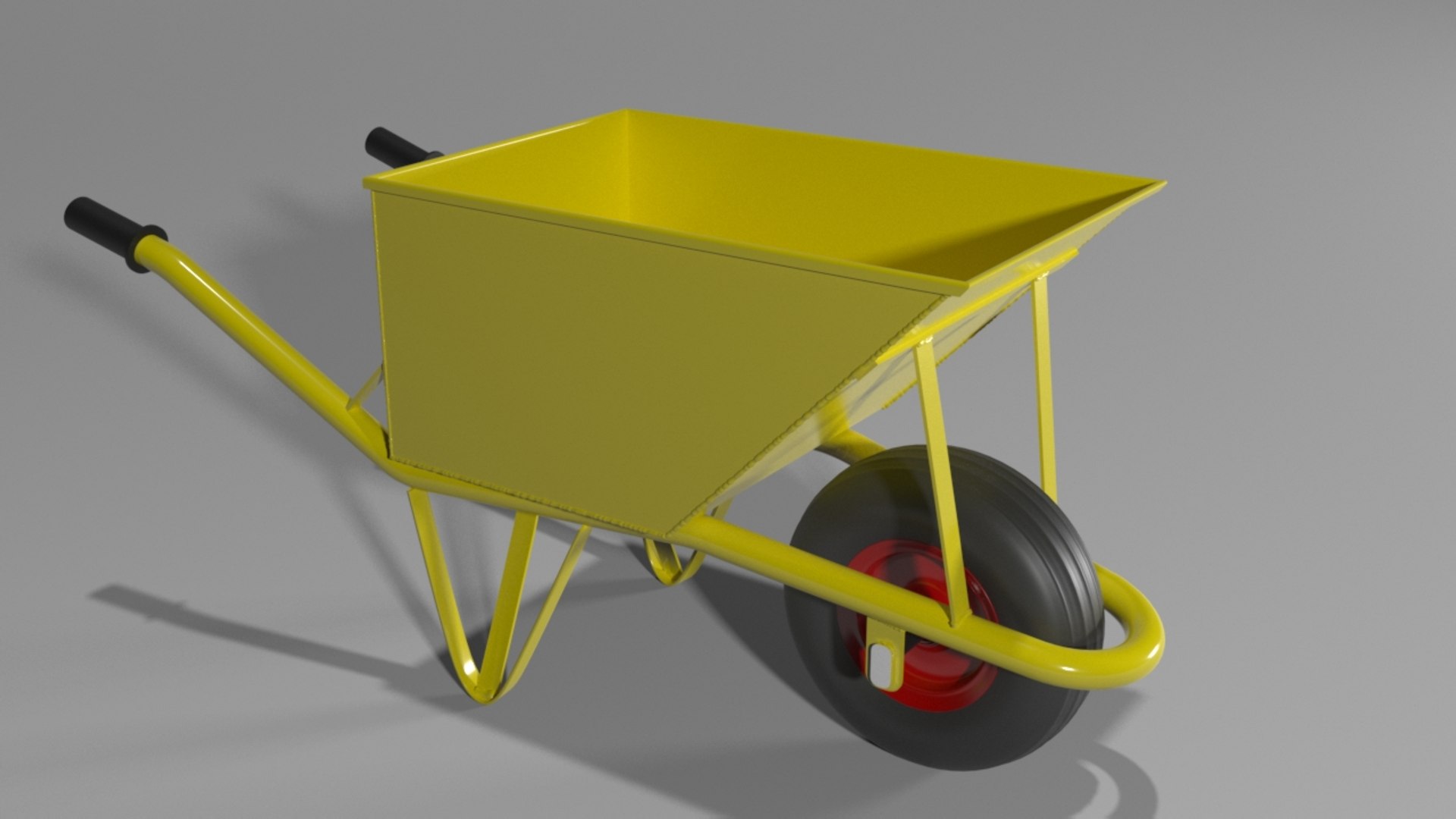 Wheelbarrow Model - TurboSquid 1227077