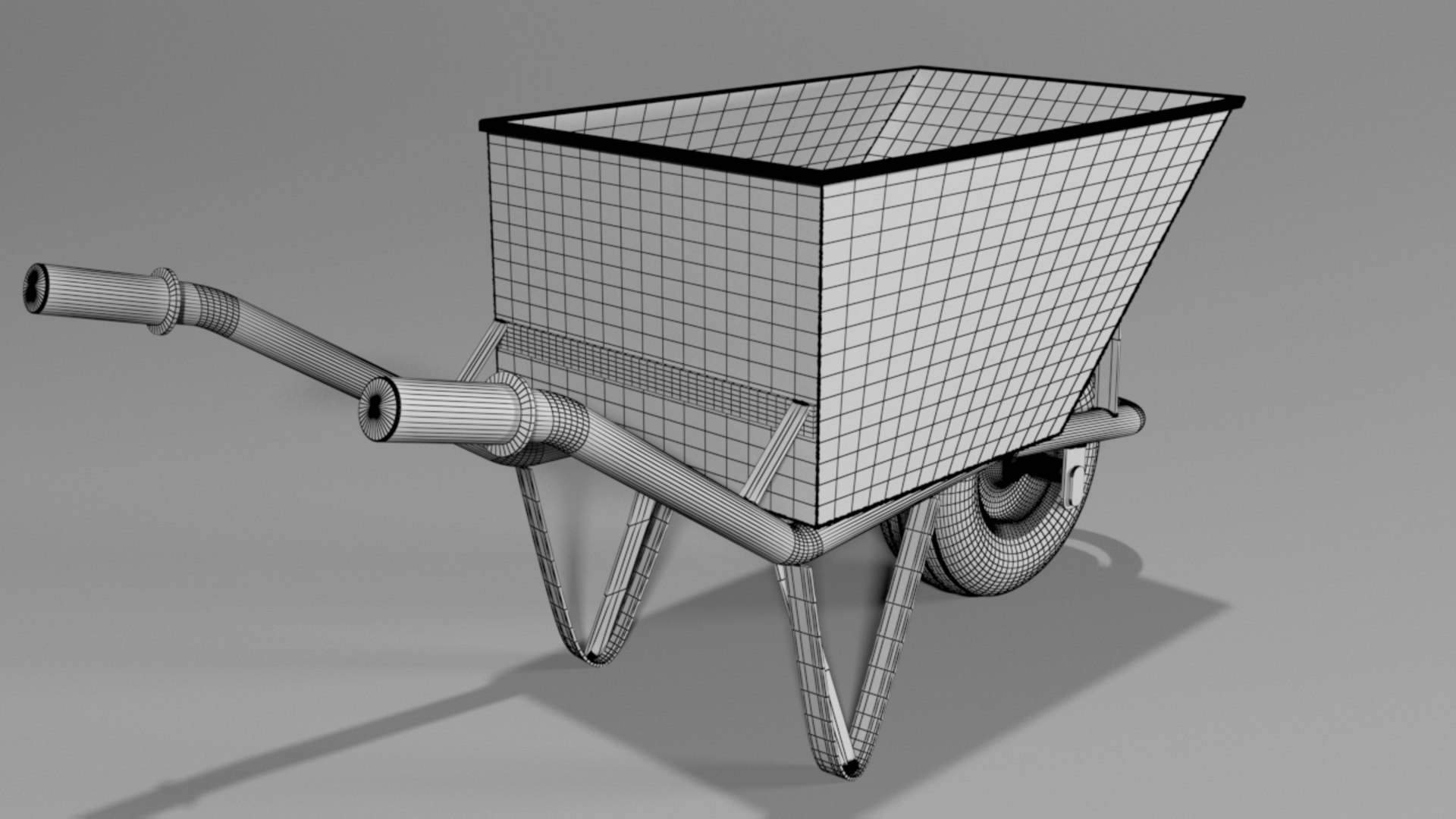 Wheelbarrow Model - TurboSquid 1227077