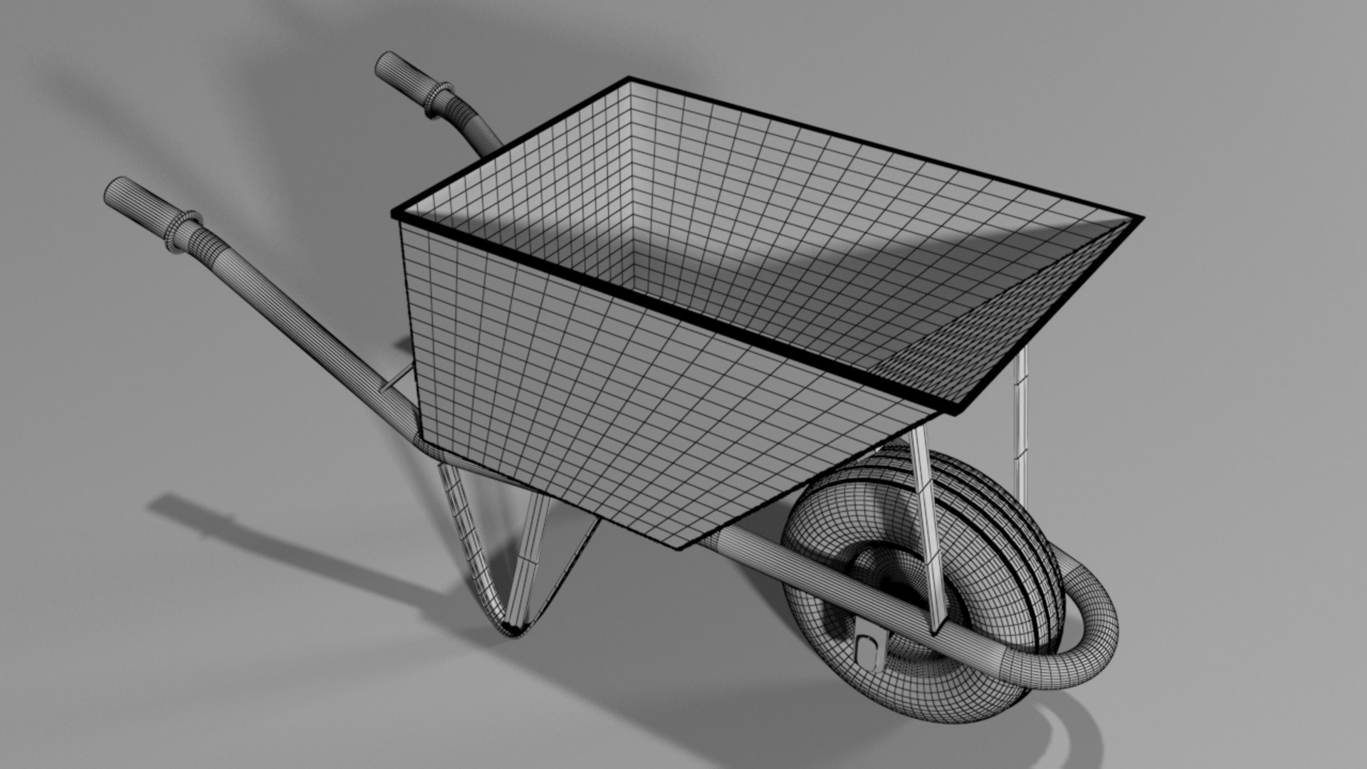 Wheelbarrow Model - TurboSquid 1227077