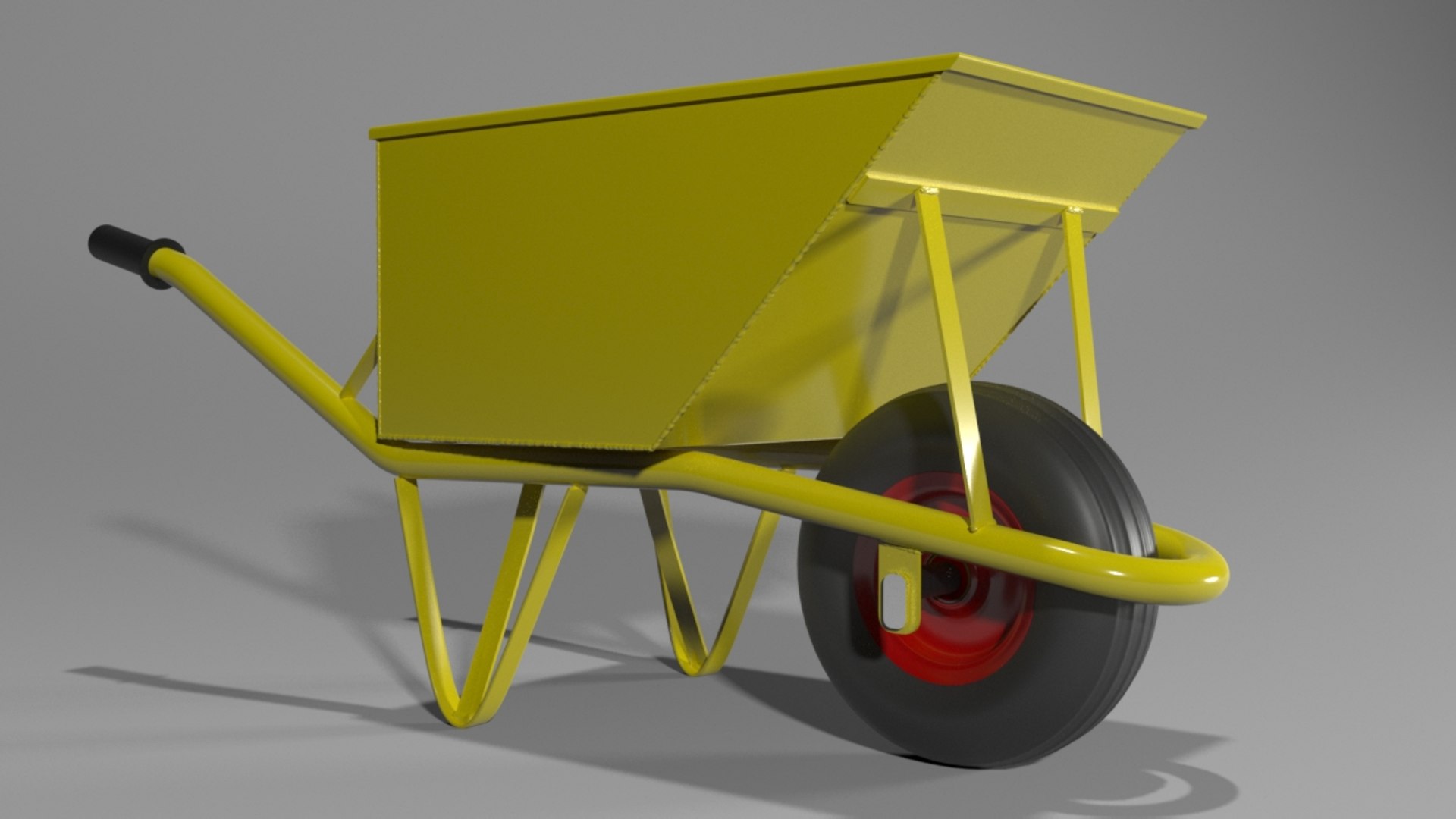 Wheelbarrow Model - TurboSquid 1227077