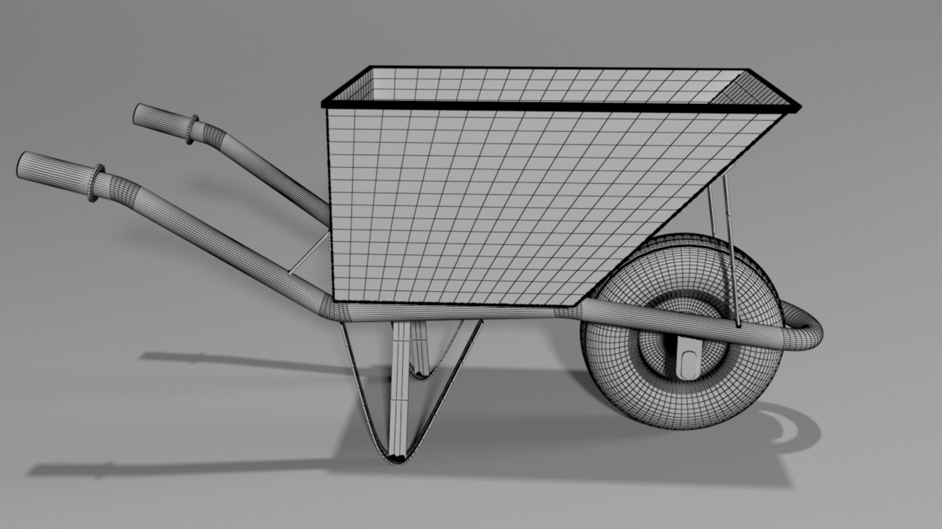 Wheelbarrow Model - TurboSquid 1227077