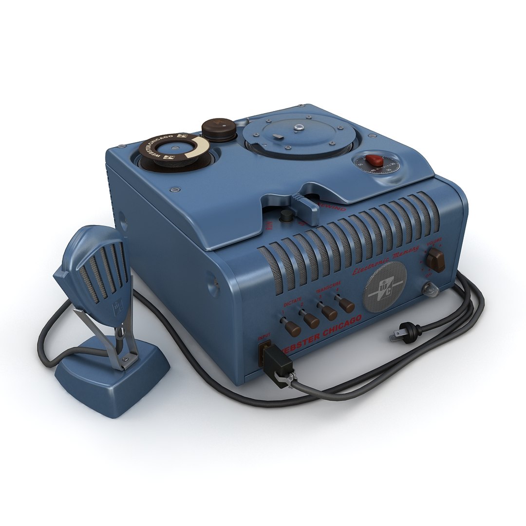 Wire Recorder 3d Model