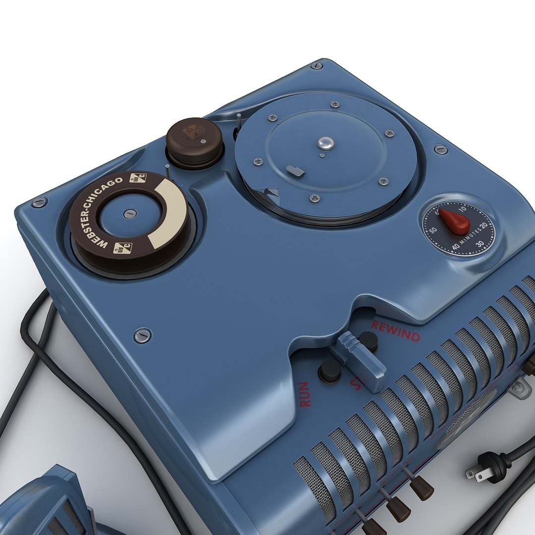 Wire Recorder 3d Model