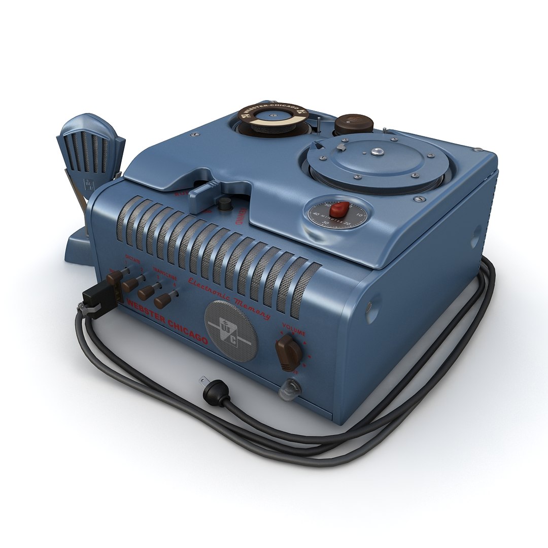 Wire Recorder 3d Model