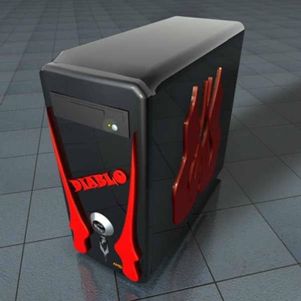 3d box model
