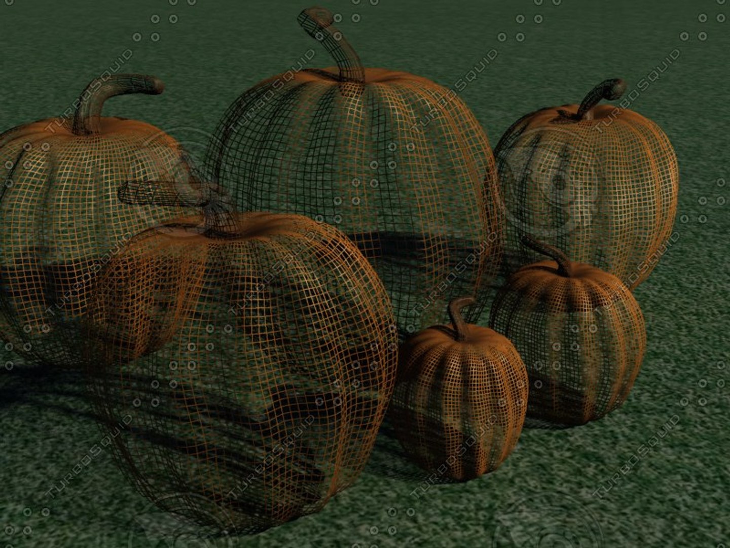 3d Pumpkin Thanksgiving November Model
