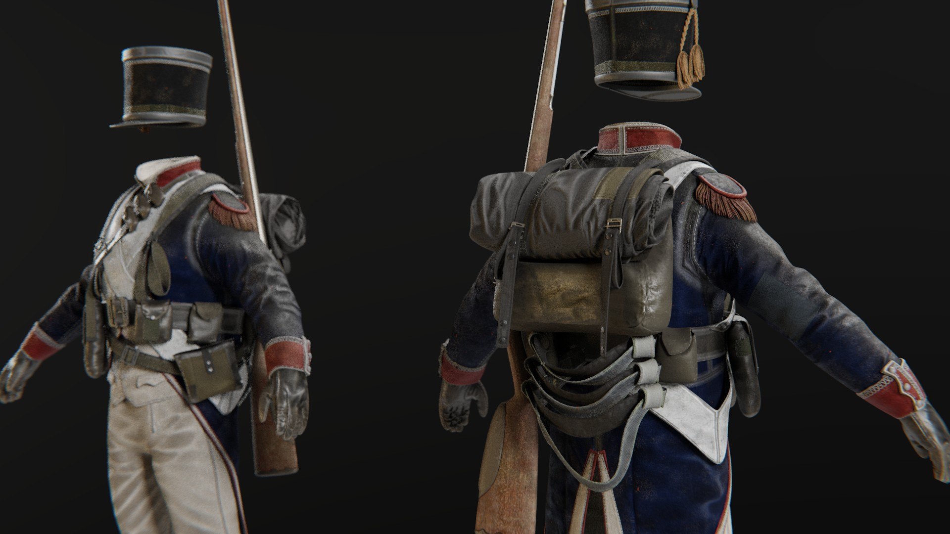 Soldier Napoleon Infantry 3D Model - TurboSquid 2014367
