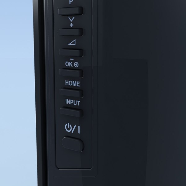 3d model of tv lg 42lk430