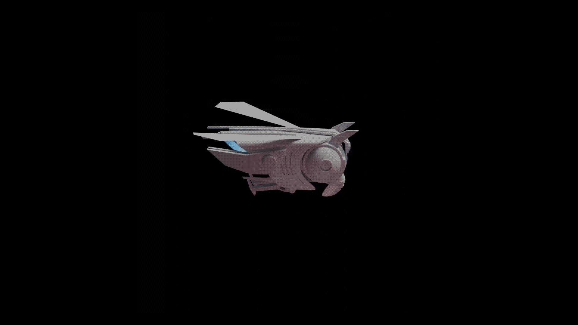 3D Space Bee Model - TurboSquid 2350857