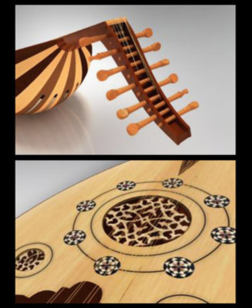 Modelled Eastern Oud 3d Model