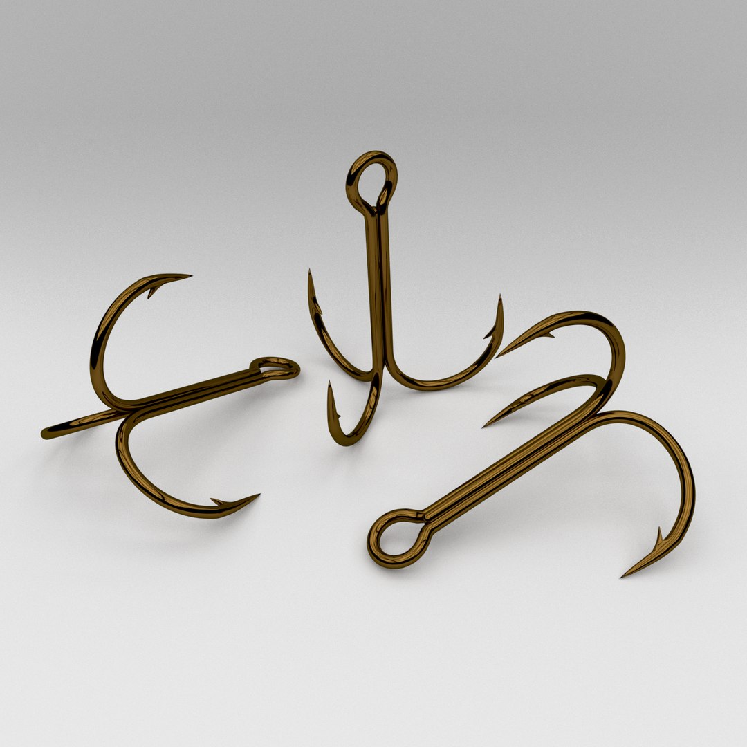 3D Hook Treble - TurboSquid 1196005