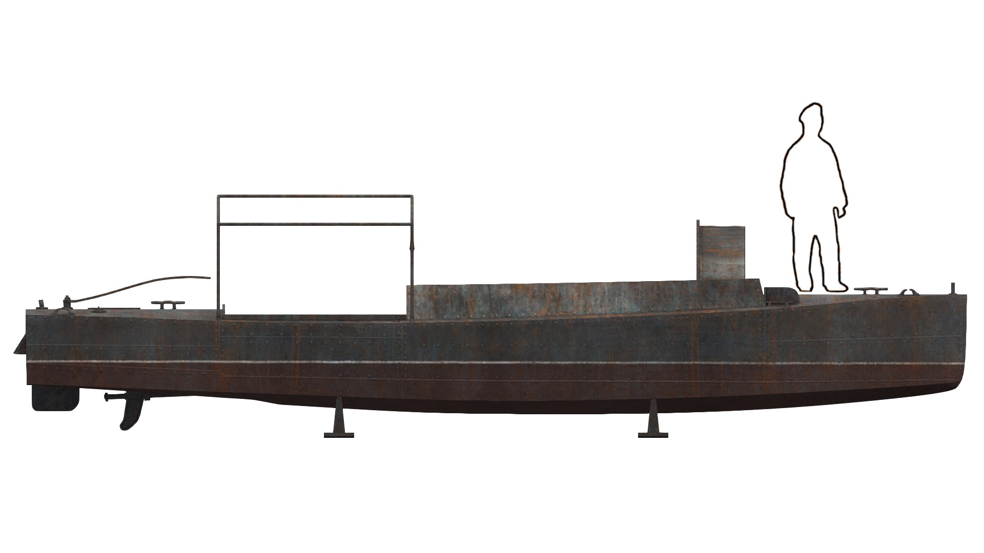 Disassembled Boat Bk-2 3D - TurboSquid 1582510