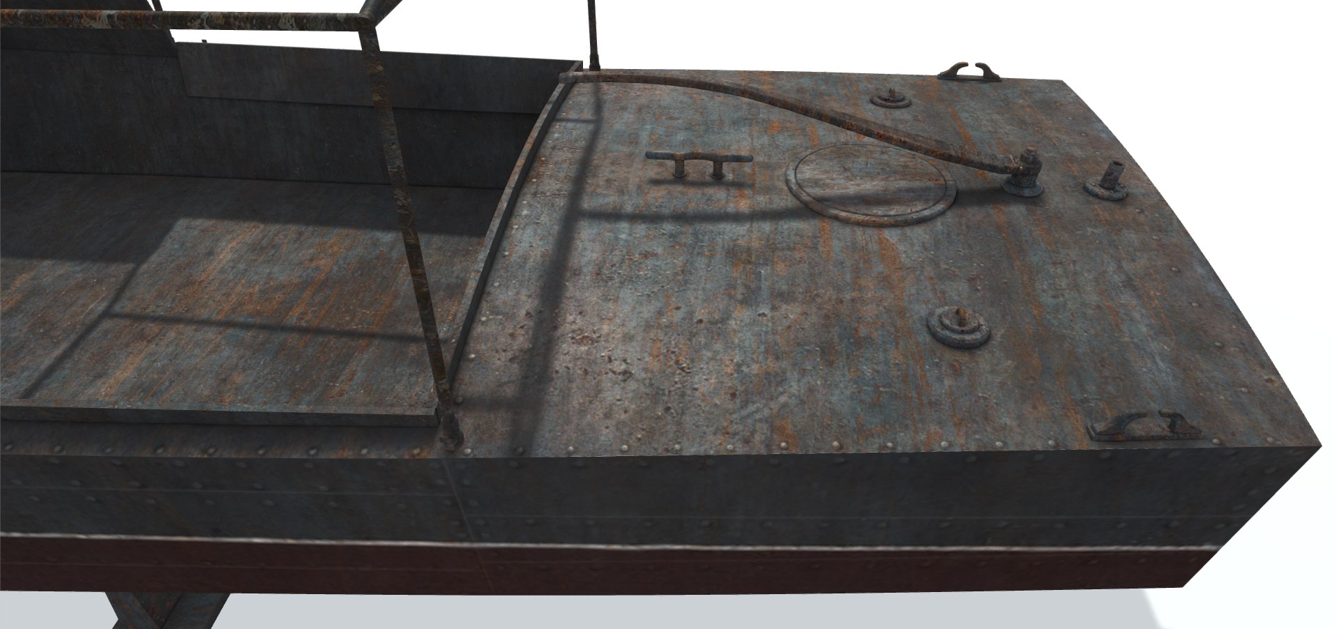 Disassembled Boat Bk-2 3D - TurboSquid 1582510