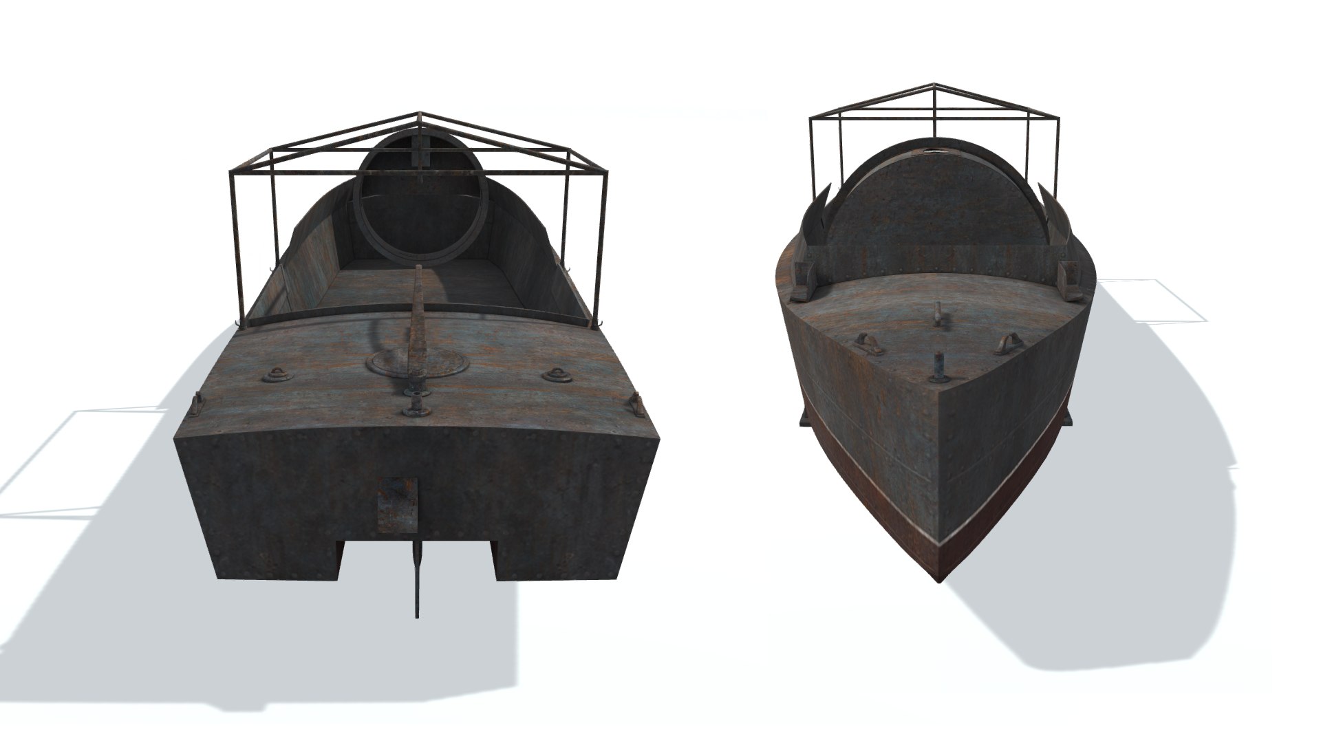 Disassembled Boat Bk-2 3D - TurboSquid 1582510