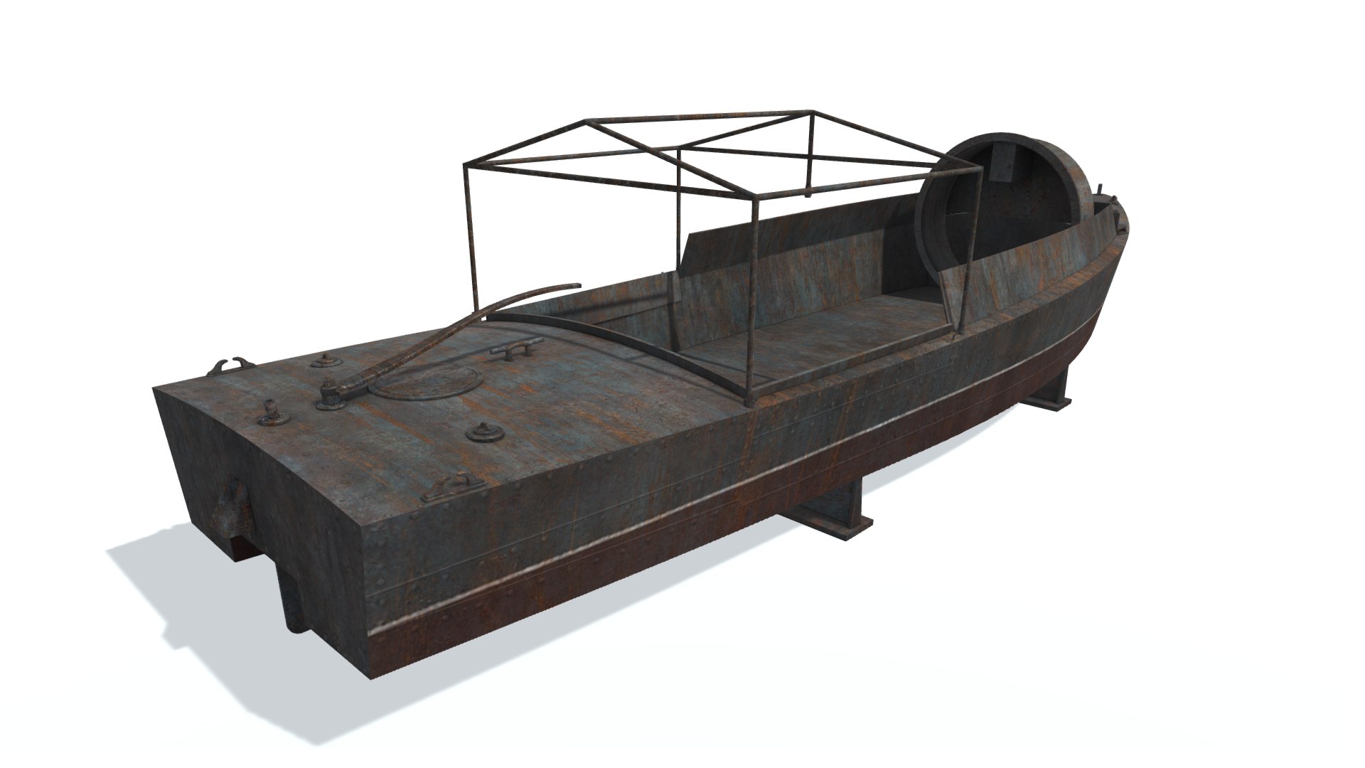 Disassembled Boat Bk-2 3D - TurboSquid 1582510