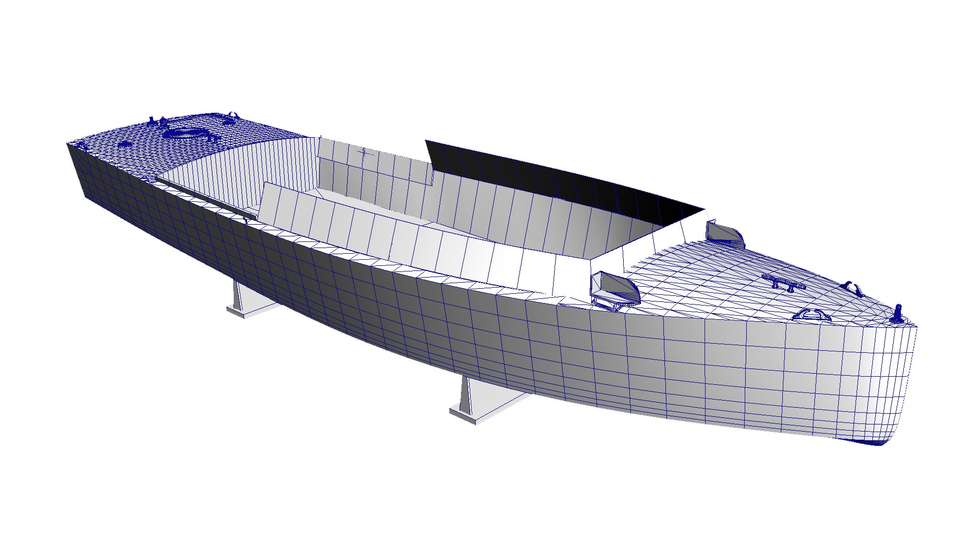 Disassembled Boat Bk-2 3D - TurboSquid 1582510