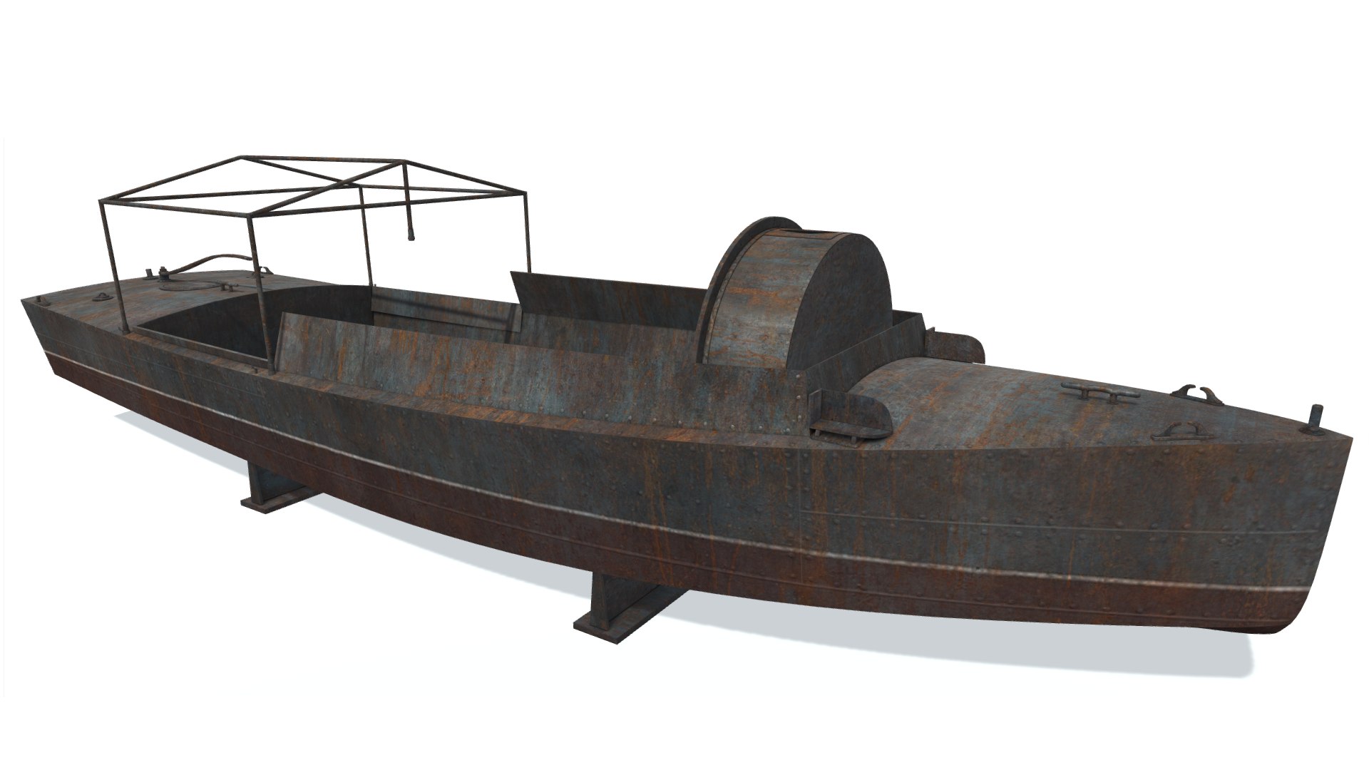 Disassembled Boat Bk-2 3D - TurboSquid 1582510