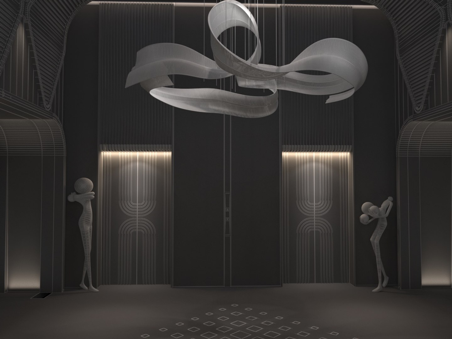 Hall 1 3D - TurboSquid 2096308