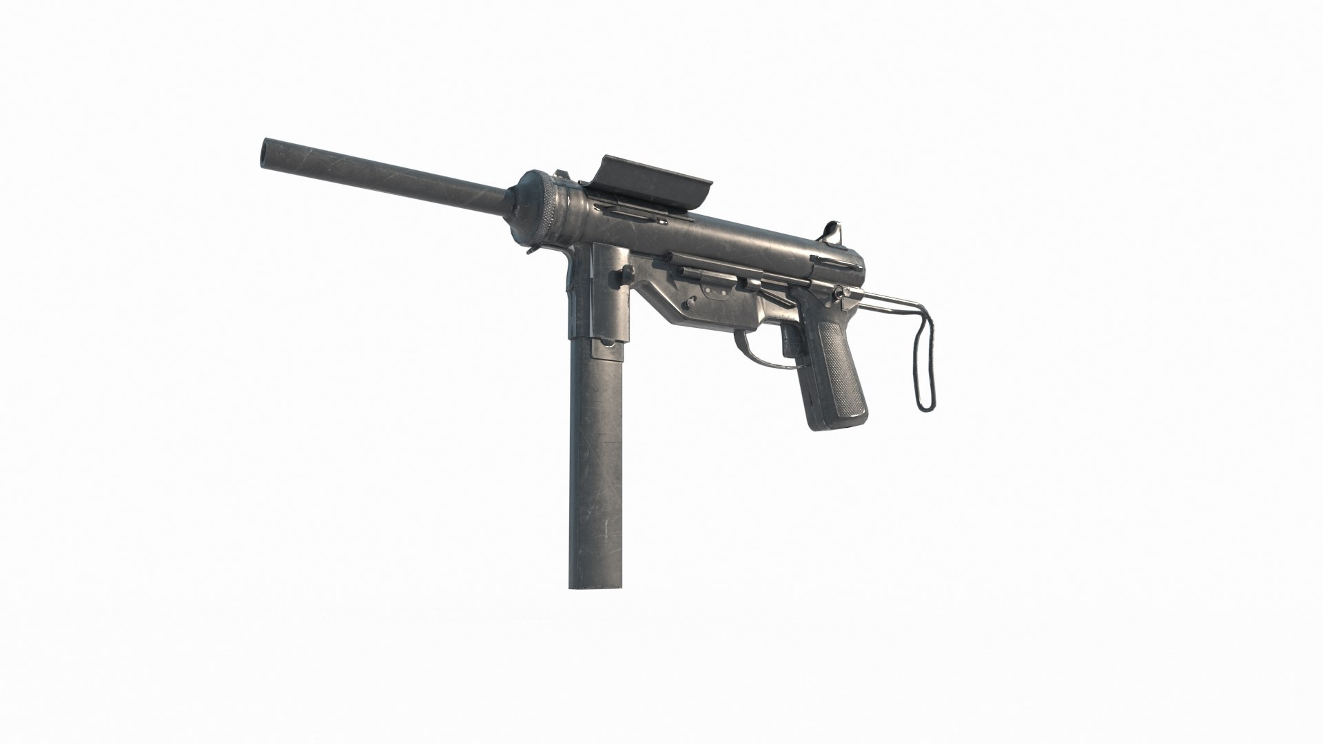 Old Style Submachine Gun STEN 3D - TurboSquid 2331709