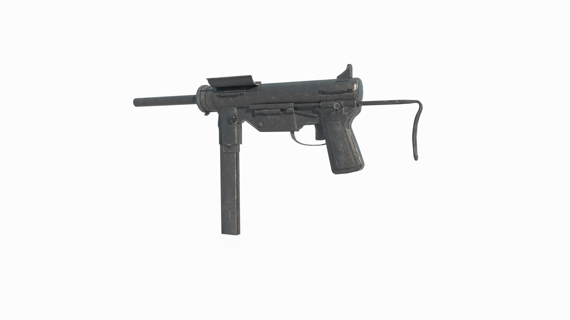 Old Style Submachine Gun STEN 3D - TurboSquid 2331709