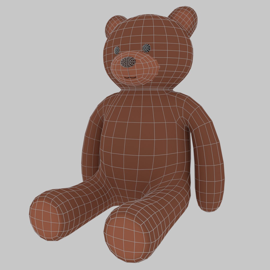 3D Teddy Bear Model - TurboSquid 1385786