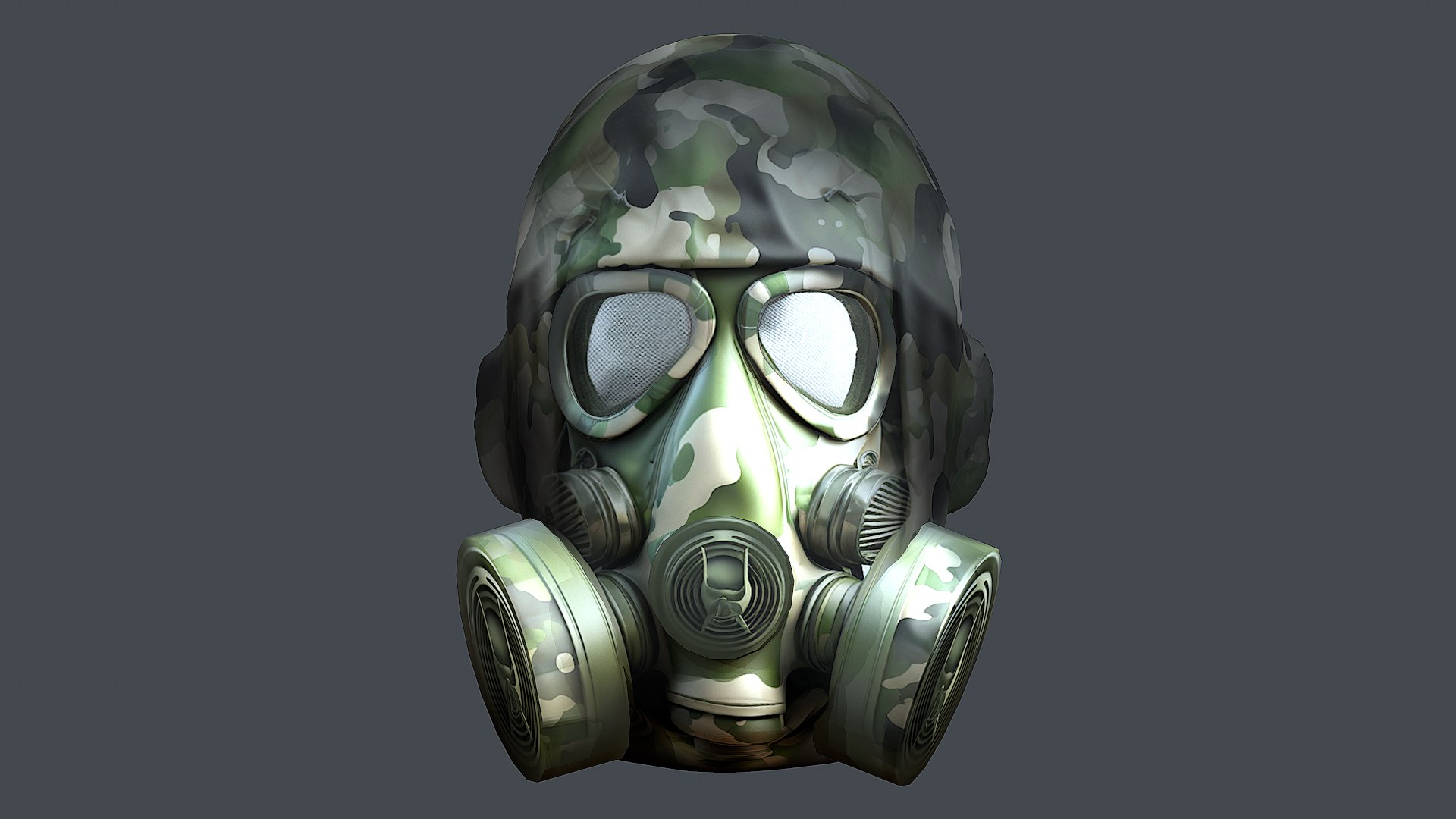 3D Gas Mask Helmet Military Combat Soldier Armor Scifi Fantasy Model ...