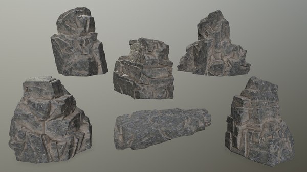 3D model stone rock - TurboSquid 1698698