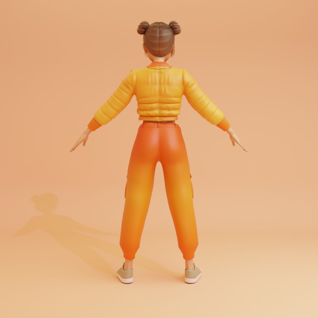 3d Model Girl Turbosquid 2312408