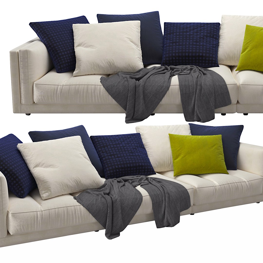 3D Sofa LUCIEN Flexform - TurboSquid 2090446
