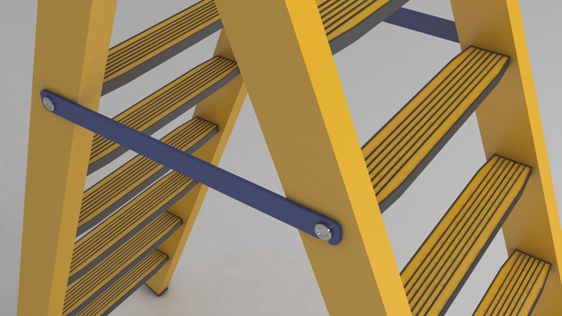 Ladder Work Stairs 3D - TurboSquid 1423083