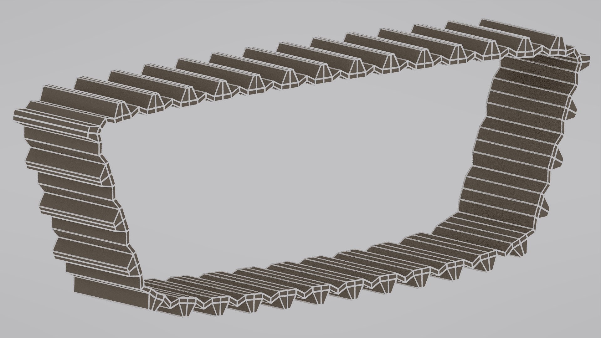 3d Tracks Modeled Model