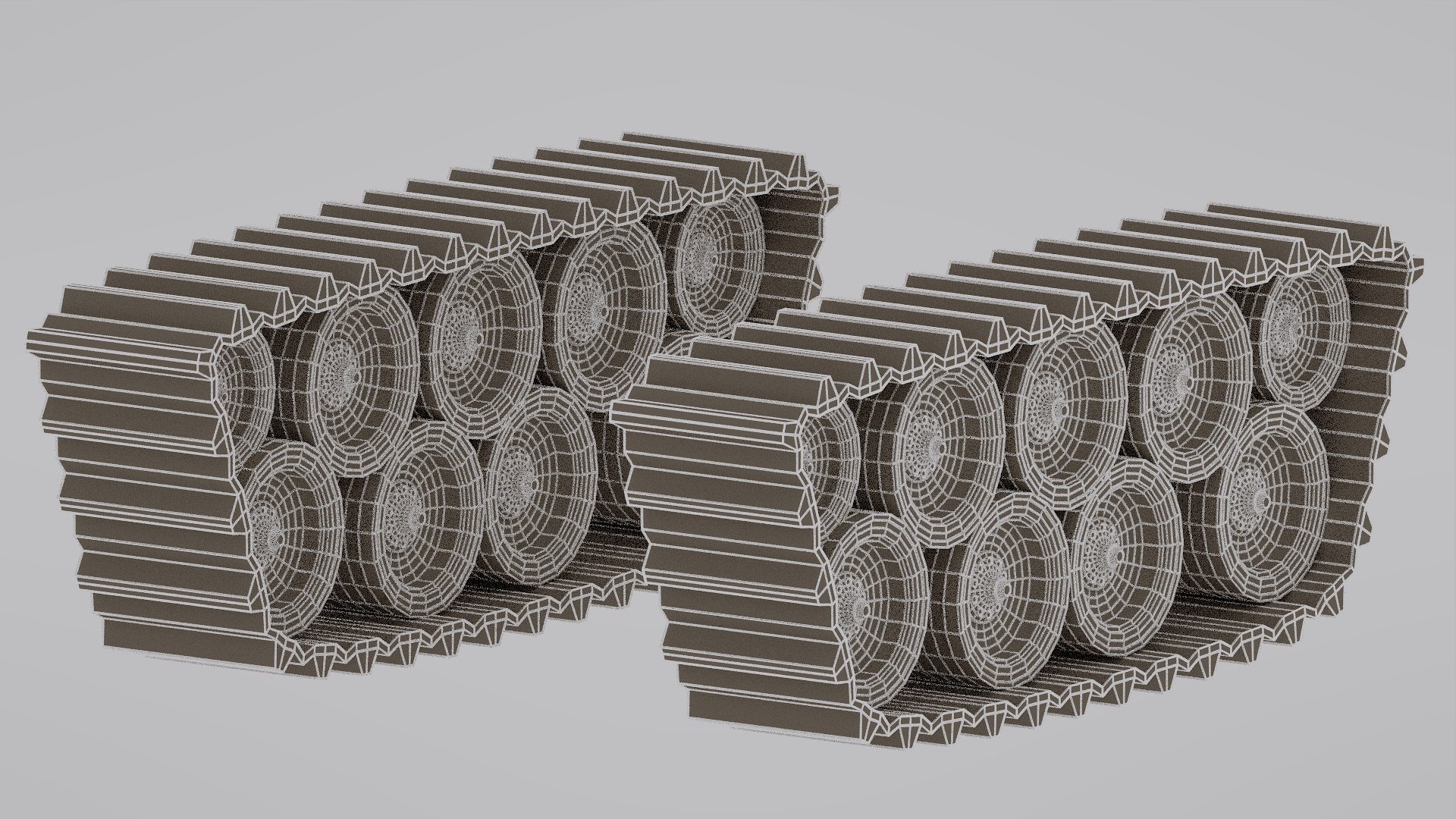 3d Tracks Modeled Model